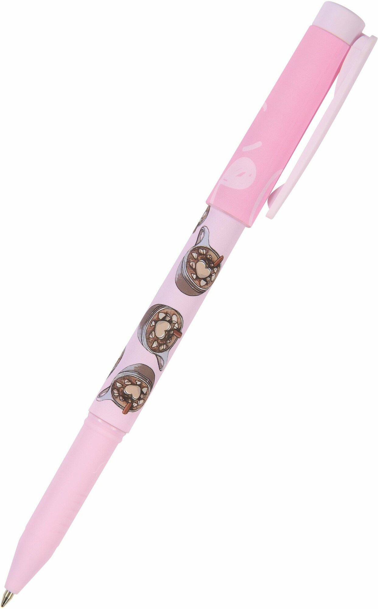 Ручка шариковая кофемания. Капучино, синий