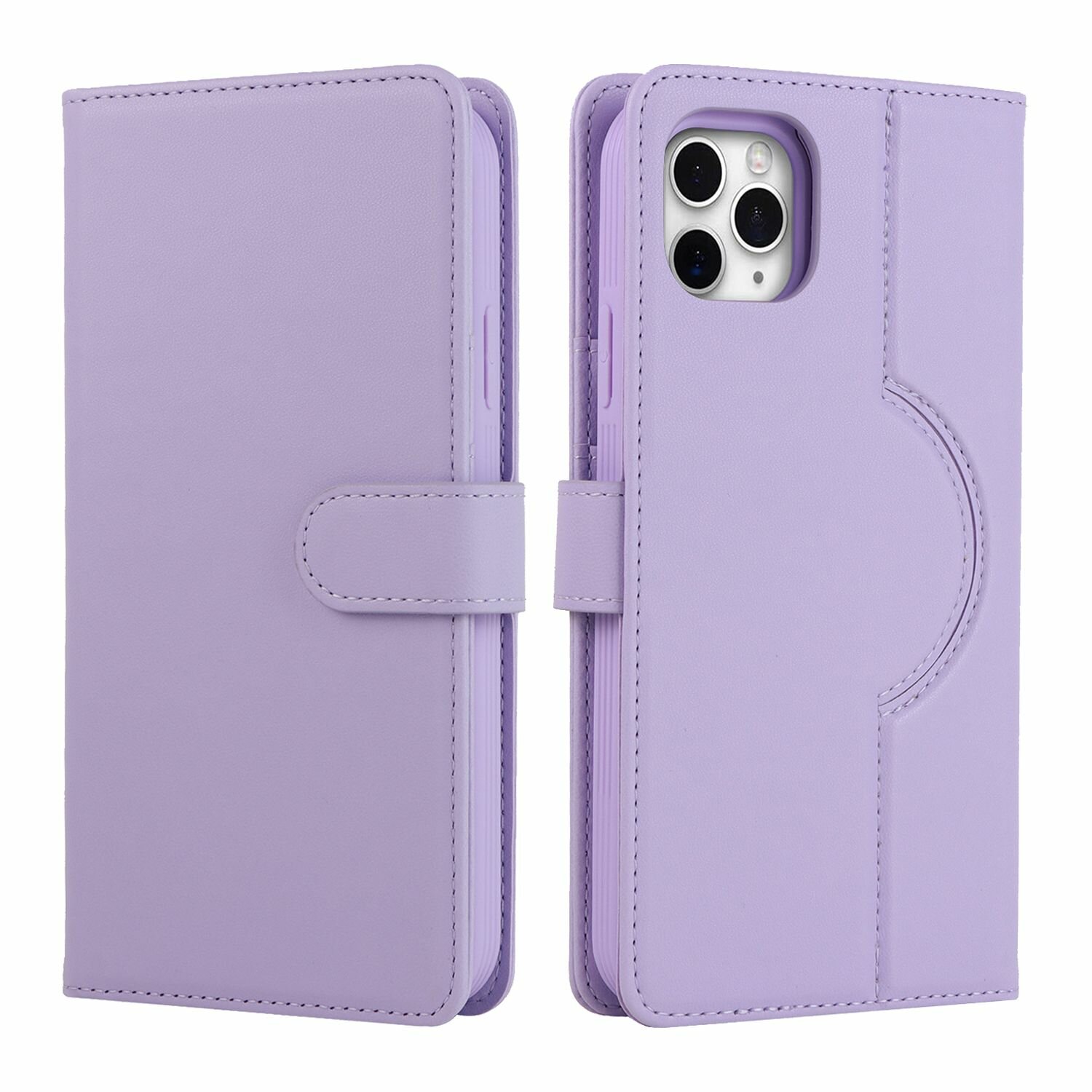 Чехол для iPhone 11 Pro Max 6.5" Микки Бич искусственная кожа фиолетовый