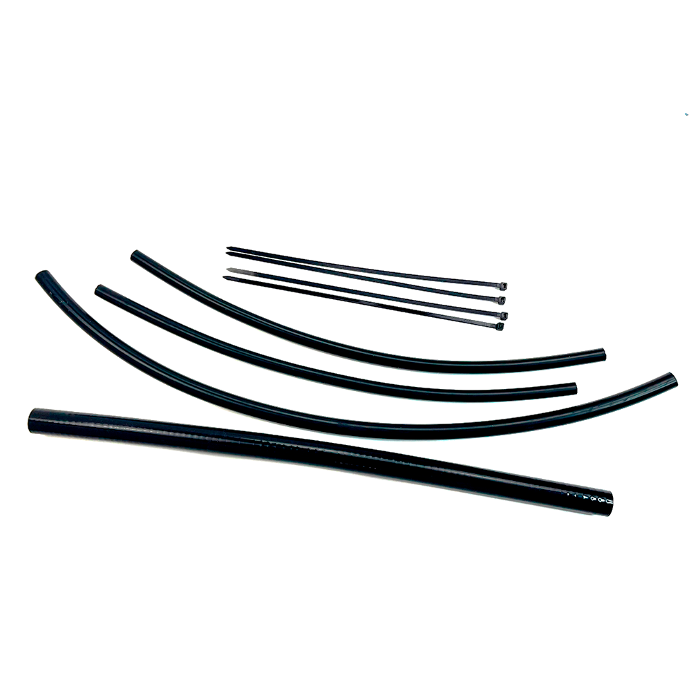 Шланги (патрубки) вакуумного усилителя и расширительного бачка УАЗ Патриот, Пикап силиконовые черные (к-т) "Балаково"