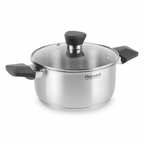 Кастрюля с крышкой Rondell Strike, 20 см 2,8 л (RDS-714)