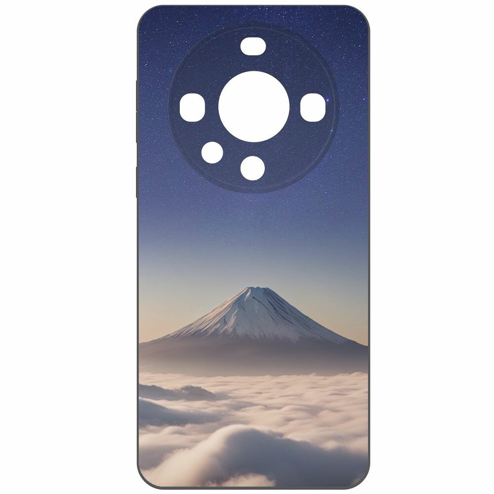 Чехол-накладка Krutoff Soft Case Япония, Фудзияма для Huawei Mate 60 Pro черный