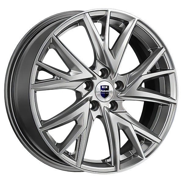 Литой колесный диск K&K Кайлас 6.5x18/5x108 D63.35 ET50 Дарк платинум