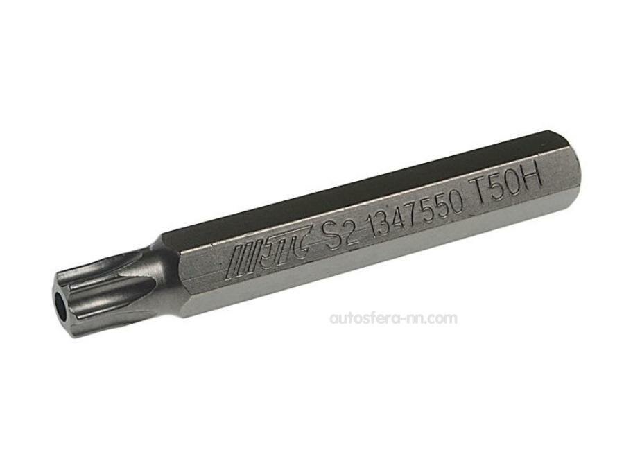 JTC JTC1347550 Бита 10мм TORX удлиненная T50Hх75мм S2 JTC