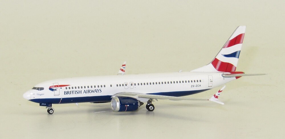 Модель коллекционная PHOENIX Boeing b 737-8MAX british airways/comair zs-zca (длина 9,88 см)