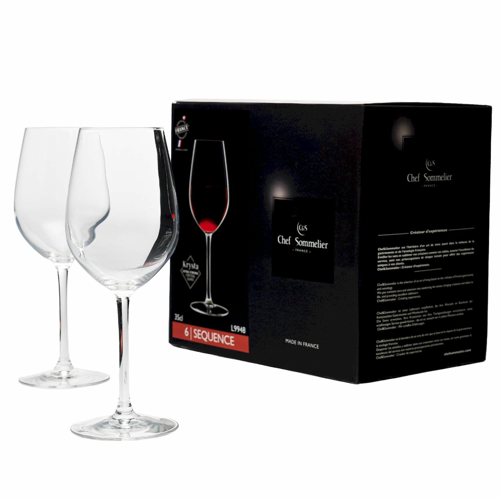Бокал для вина Chef&Sommelier Sequence 350 мл. / 6 шт.