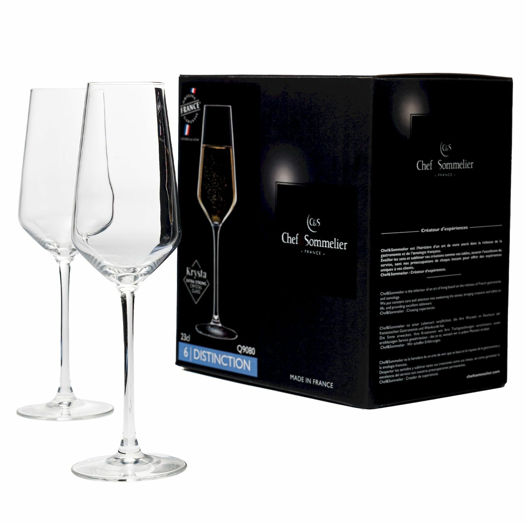 Бокал для игристых Chef&Sommelier Distinction 230 мл. / 6 шт.