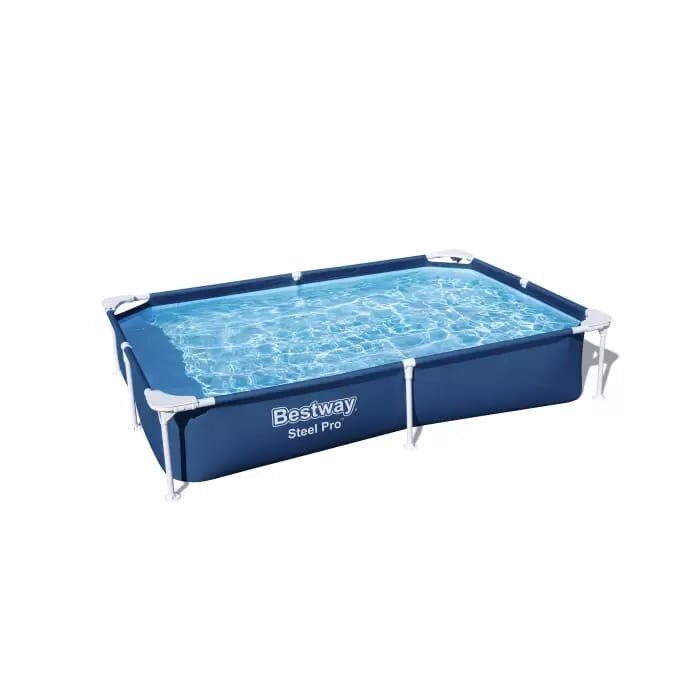 Каркасный прямоугольный бассейн Bestway 56401 BW Синий