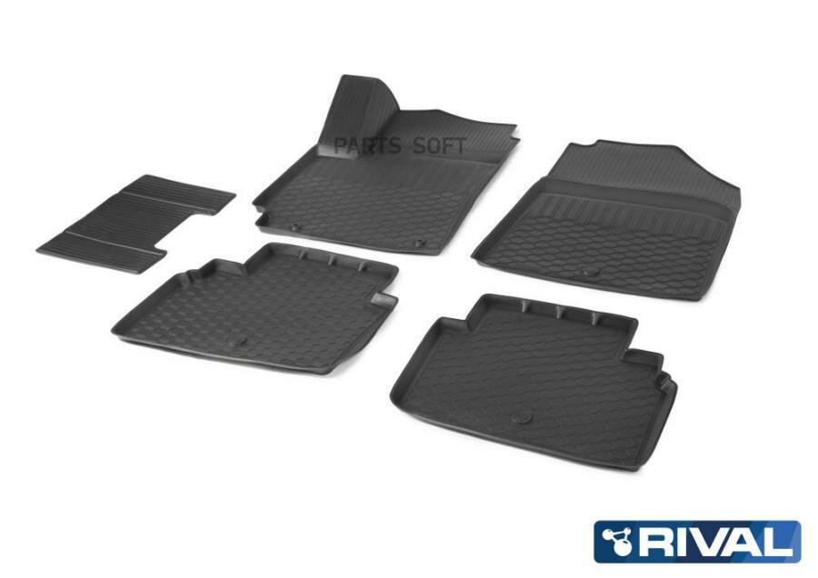 12810001 RIVAL коврики салона RIVAL для KIA SELTOS 2020-