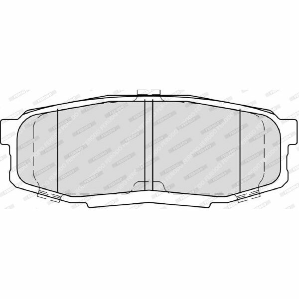 Колодки тормозные задние дисковые комплект Toyota Lexus, FERODO FDB4230 (1 шт.)