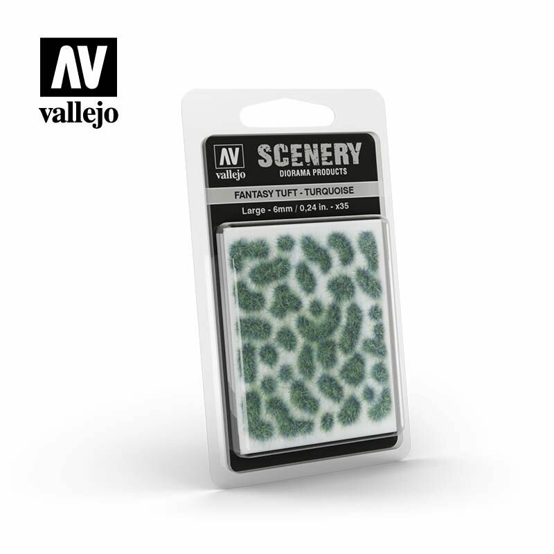 V-SC432 Бирюзовый, пучок сухой травы Vallejo Scenery, имитация. Высота 6 мм