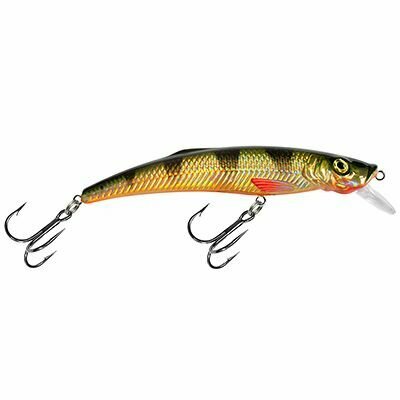 Воблер для рыбалки AQUA MACHNO 90mm, цвет 048G (золотой окунь), 1 штука