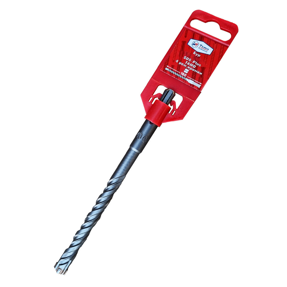 Бур (SDS-Plus) 10 х 110 х 50 мм тамо бетон, кирпич, 4 реж. кромки