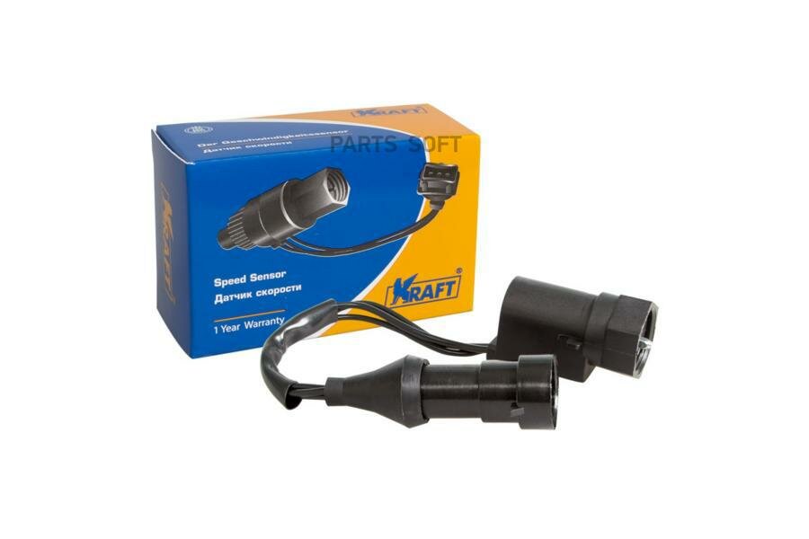 KT104824 KRAFT Датчик скорости для а/м Газ 3110, УАЗ-Патриот (круглый разъем с проводом) (KRAFT)