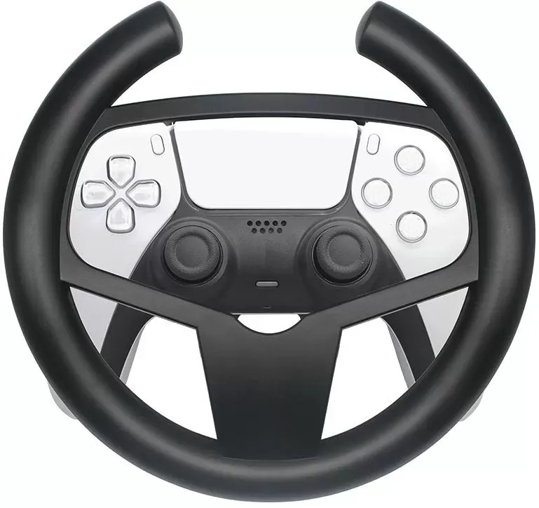 Руль для геймпада DualSense PS5 Steering Wheel, для PS5, без кнопок, черный