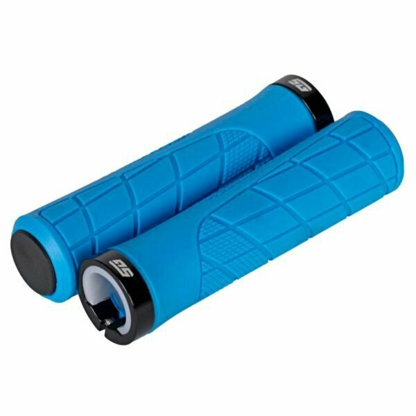 Грипсы STG HL-G316 Lock-On 135мм, синие, резиновые, с заглушками