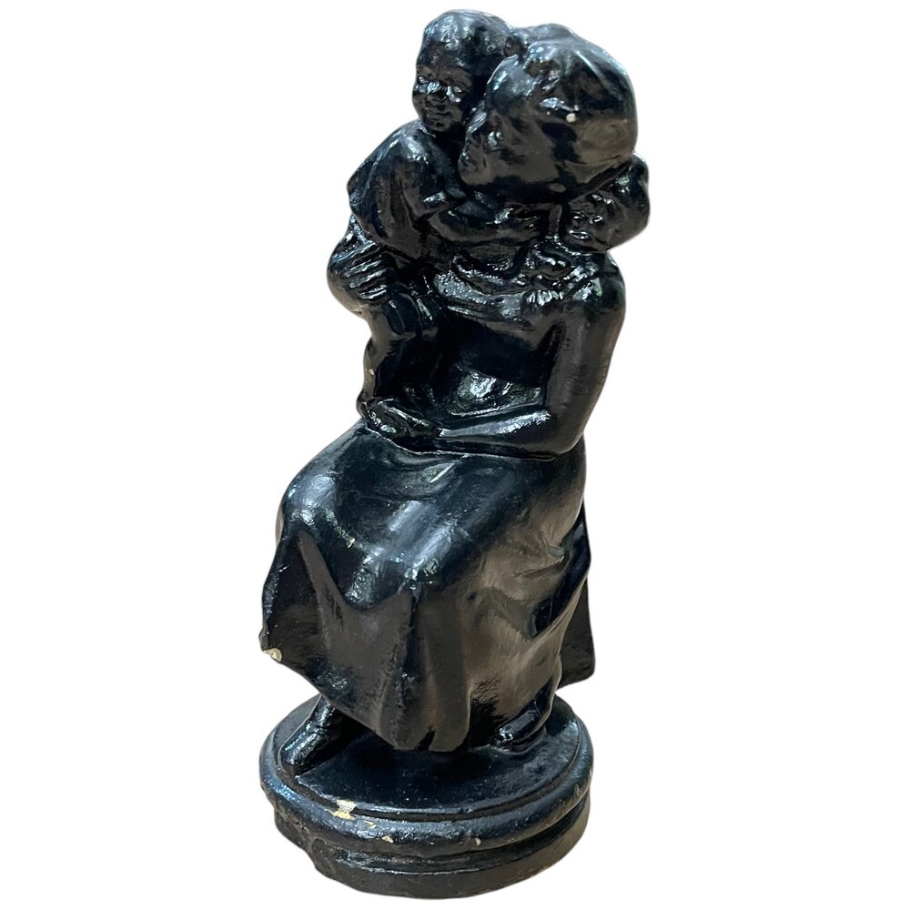 Гипсовая статуэтка "Мать и дитя" 1980-1990 гг. СССР (Лот №2)