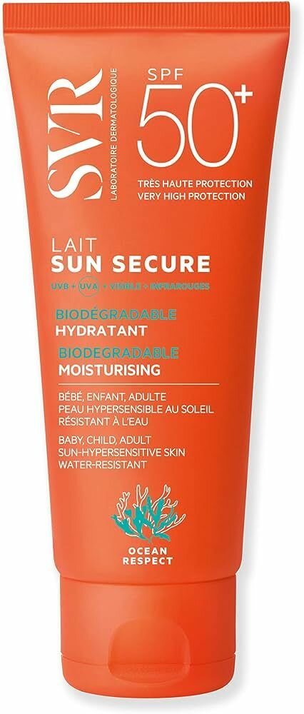 SVR Солнцезащитное молочко spf 50+ Lait Sun Secure (100 мл)