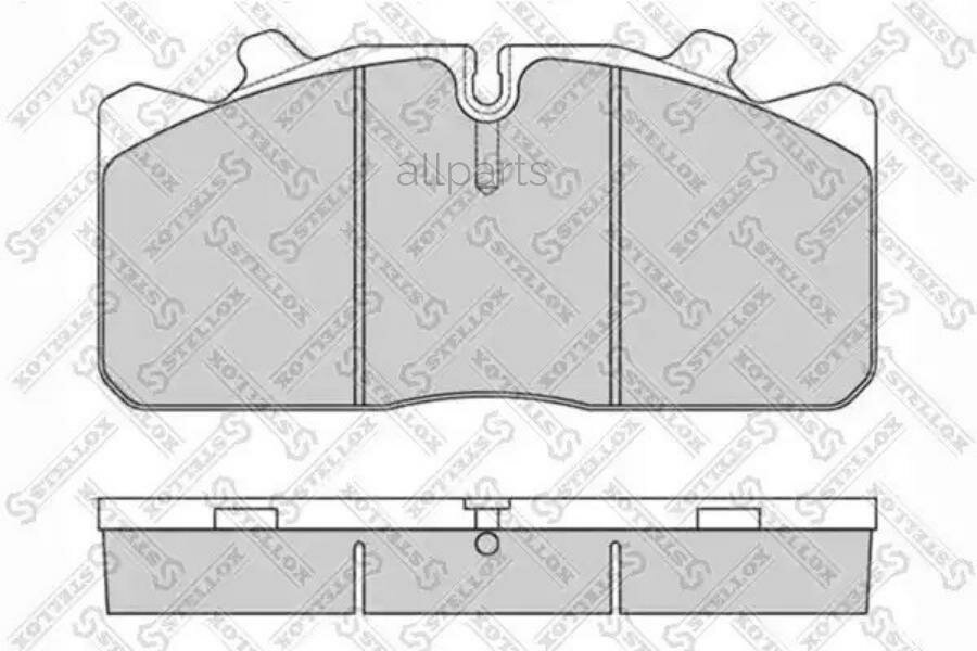 STELLOX 8511416SX колодки дисковые! с 4 пластинами, 29088 175.6x82.5x26.0 \Omn MAN 12.164/224 96>