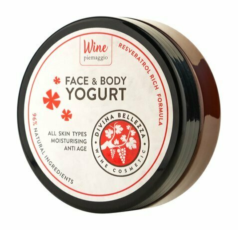 Divina Bellezza Face Body Yogurt Крем-йогурт для тела на основе красного вина | 200 мл 200мл