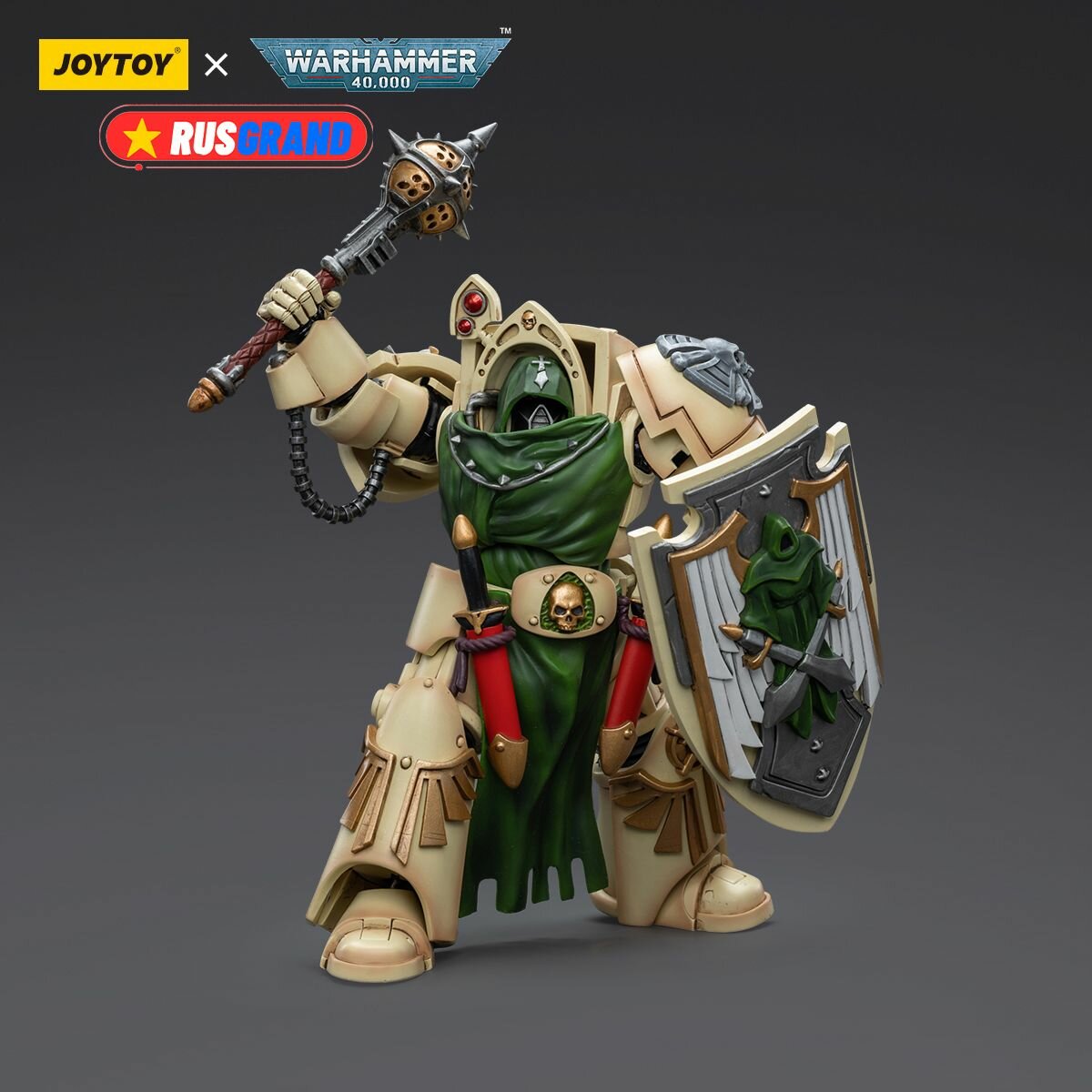 Фигурка Подвижная JOYTOY Warhammer 40000 Dark Angels Deathwing Knight with Mace of Absolution 2 -J
