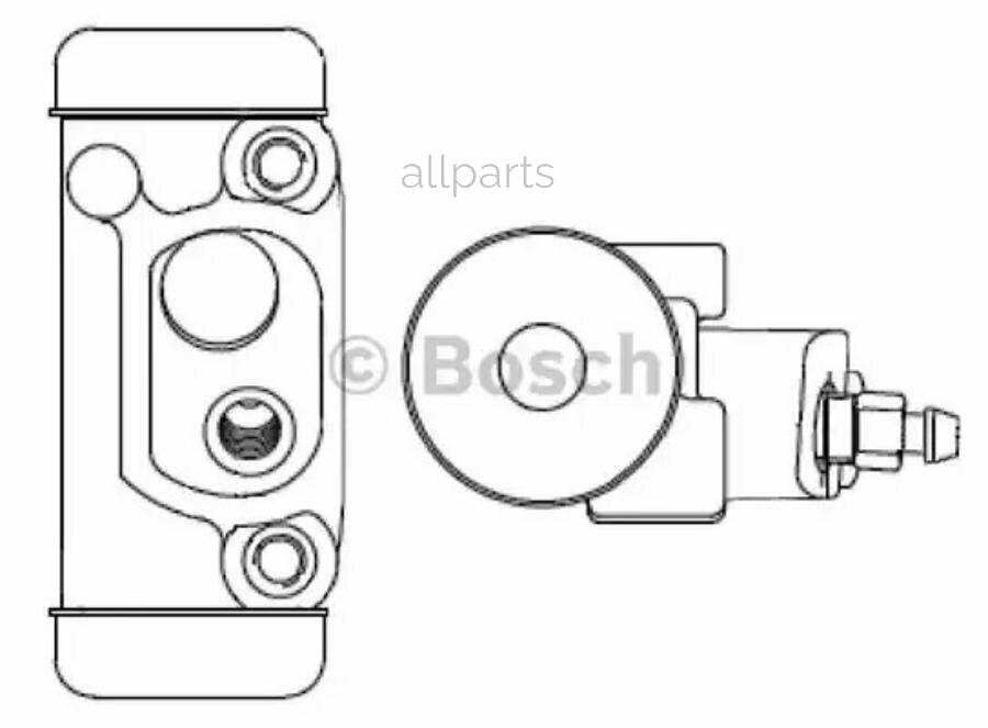 BOSCH F026002350 цилиндр торм. задн!\ KIA Sportage 2. 0i/2. 0TD 4WD 98>