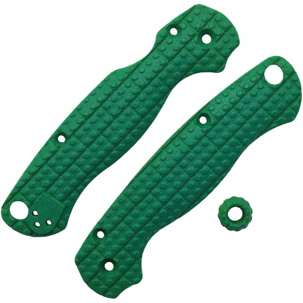 Сменные накладки для ножей Spyderco Para Military 2 Chroma Scales (Green Blocks)