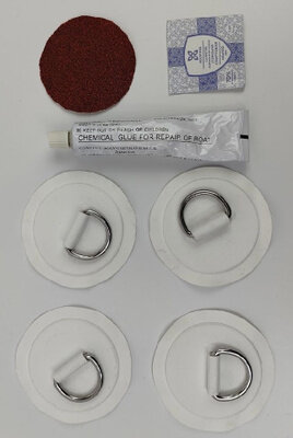 Крепежные кольца D-ring на Sup борд или лодку (белый)