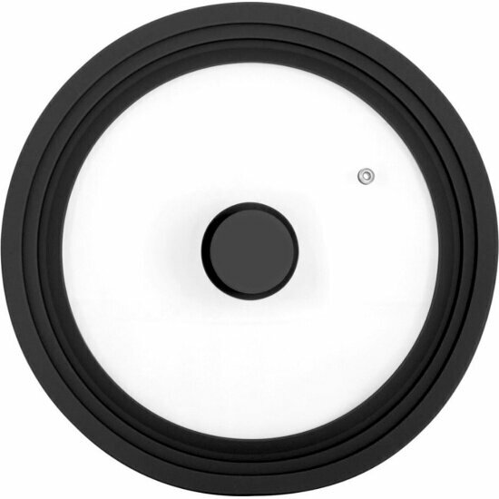 Крышка Appetite стеклянная , силиконовый ободок , универсальная 20,22,24см борд (ZH20-24SSV)