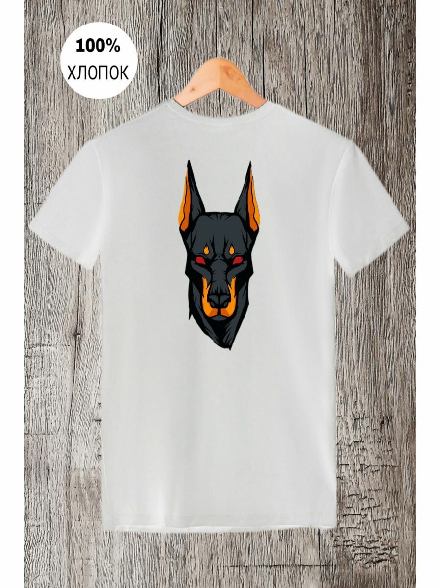 Футболка Собака Доберман