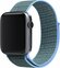 Ремешок, для Apple Watch, нейлон, универсальный размер, темно-голубой