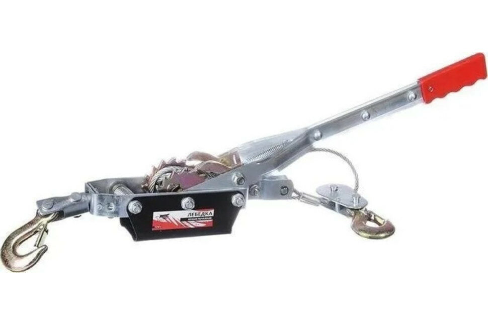 FALCO 737-014, Лебедка ручная рычажная 4т, длина троса 1,8м