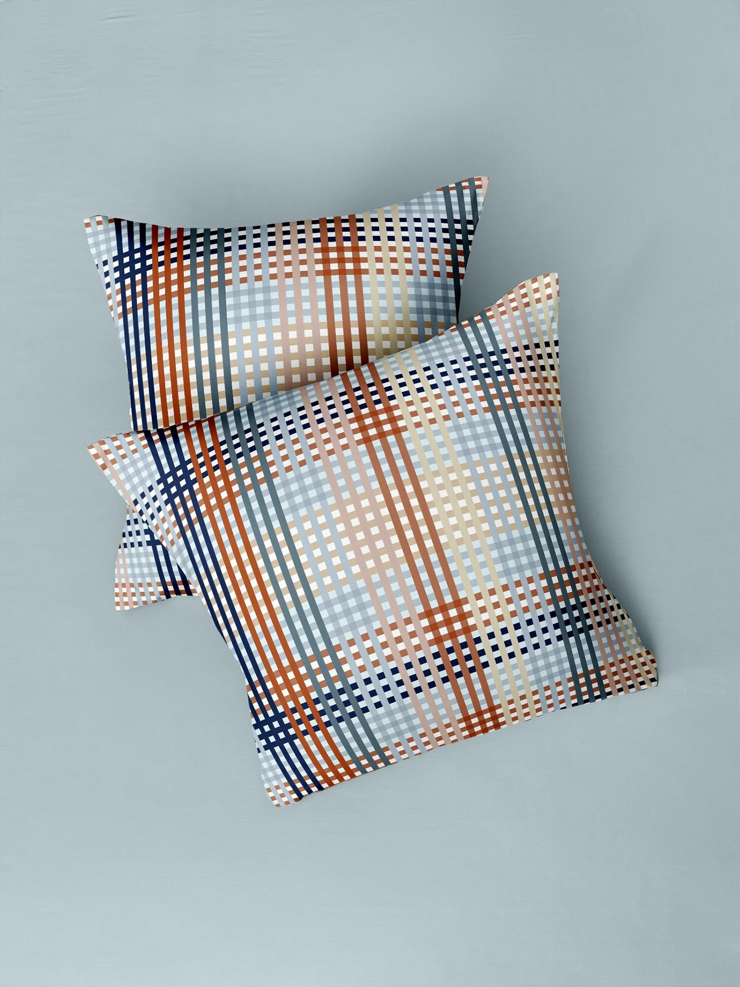 Комплект наволочек перкаль 70х70 (2 шт.) "Cozy Home"рис. 40976-1 Строгий/Austero