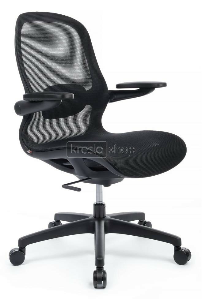 Кресло для персонала Riva Design Миллер / Miller YSJ-300 черная сетка