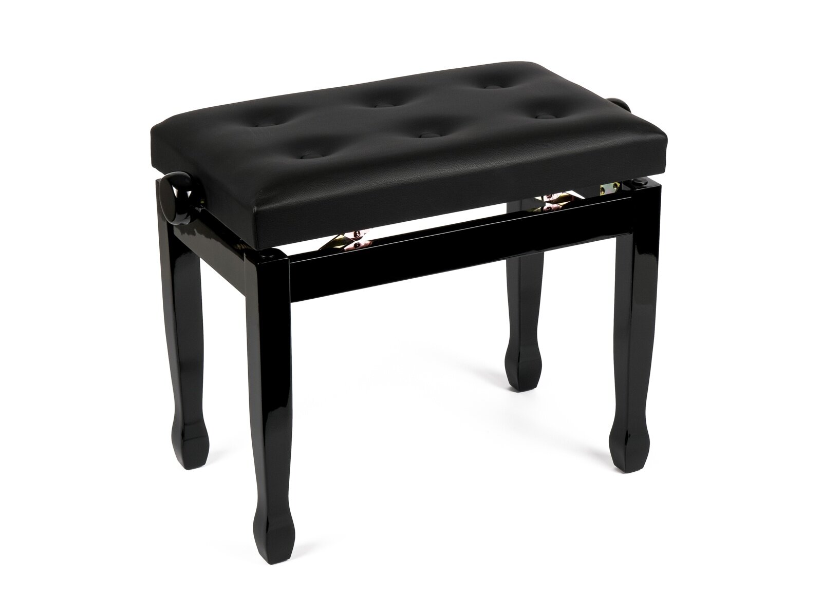 Банкетка, Rin HY-PJ014-GLOSS-BLACK, черная