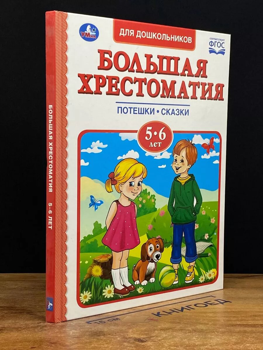 Книга. Большая хрестоматия для дошкольников. 5-6 лет 2019 (2039787161060)