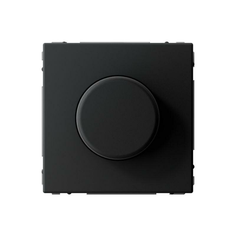 Светорегулятор поворотно-нажимной (диммер) ArtGallery LED RC 400Вт механизм карбон SE, SCHNEIDER ELECTRIC GAL001023 (1 шт.)