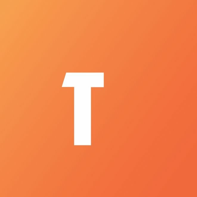 Буква Т из акрила для вывесок 5 см / шрифт 2 белый