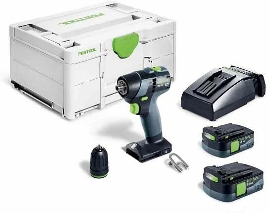 Аккумуляторная дрель-шуруповерт Festool 576873 TXS 12 2,5-Plus