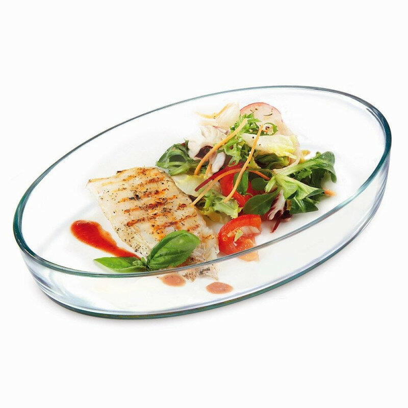 Лоток СВЧ овальный без ручек 2,2 л Simax 7127