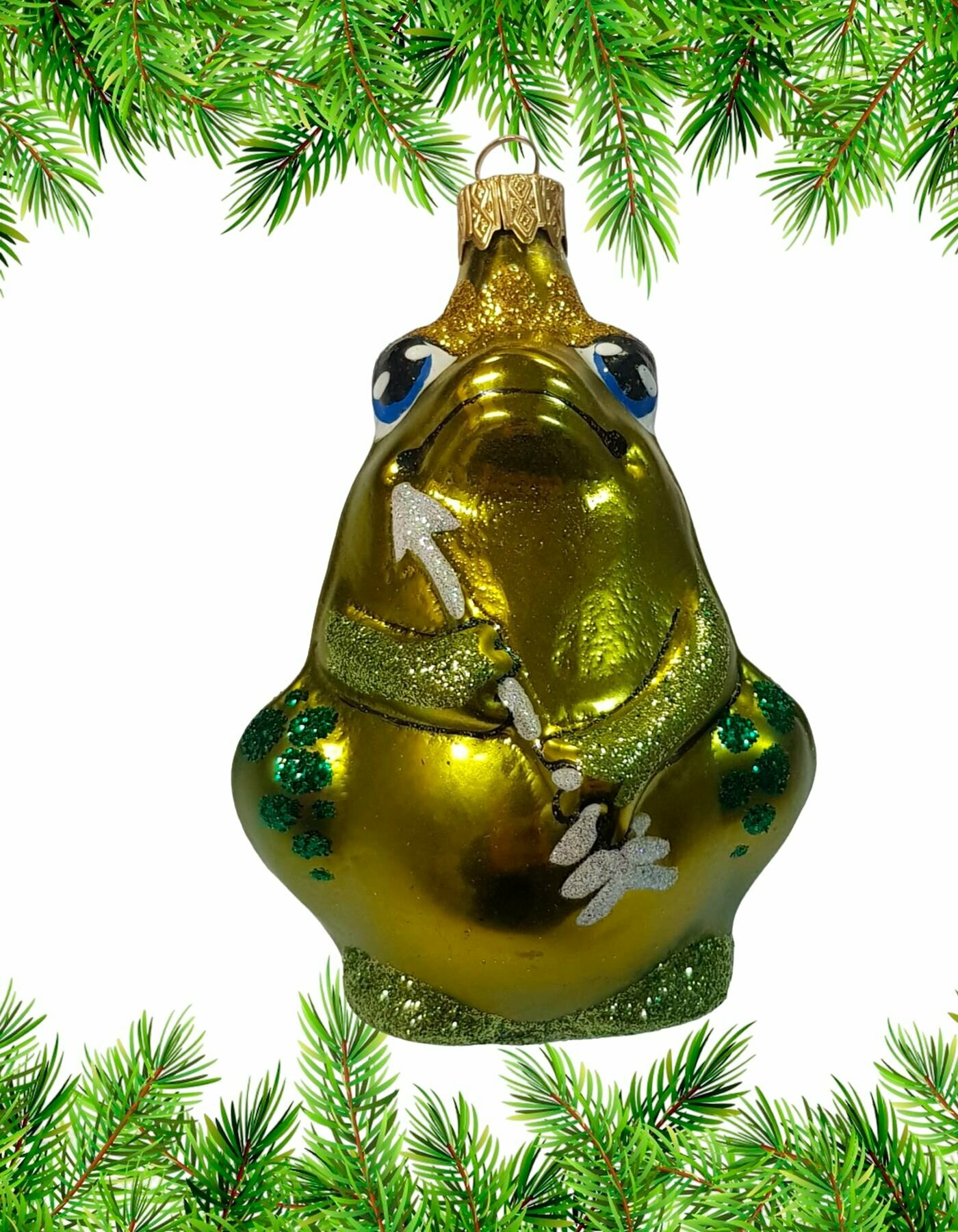 Игрушка на елку Лягушка
