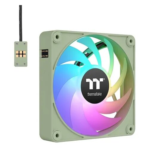 Вентилятор Thermaltake CT120 EX Sync Matcha ARGB 120х120x25 зеленый 4-pin (упак:3шт) (CL-F196-PL12M