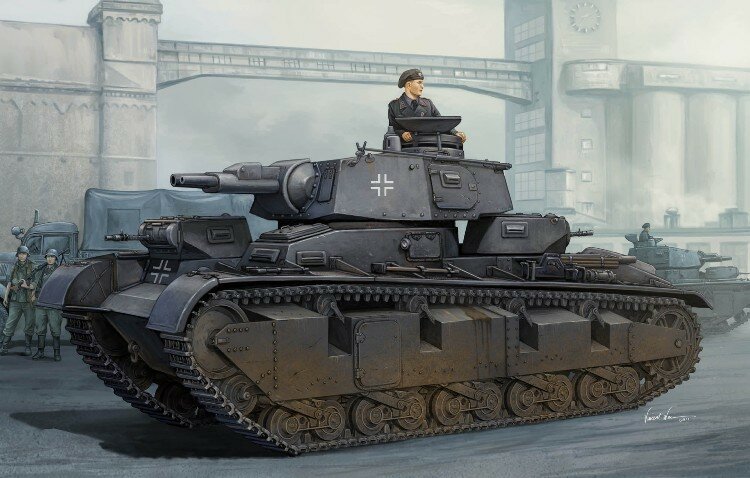 05529 Trumpeter Немецкий танк Neubaufahrzeug Nr.3-5 Масштаб 1/35