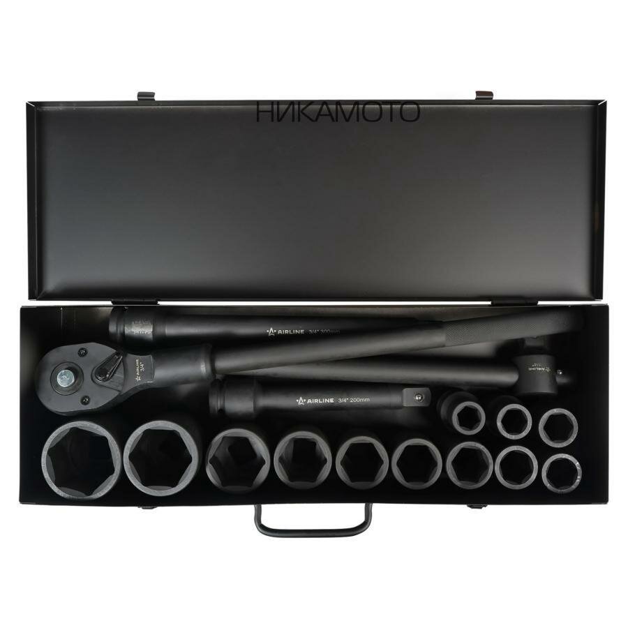 AIRLINE ATAS064 Набор головок ударных 3/4"