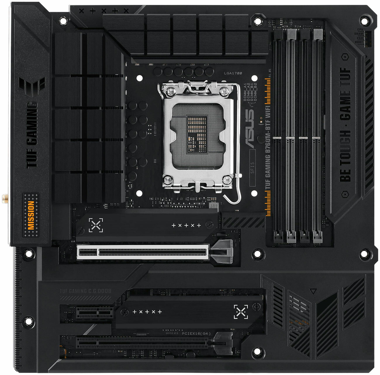 Материнская плата Asus TUF GAMING B760M-BTF WIFI//LGA1700