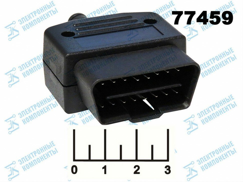 Разъем штекер для диагностической колодки OBD2 (тип F)