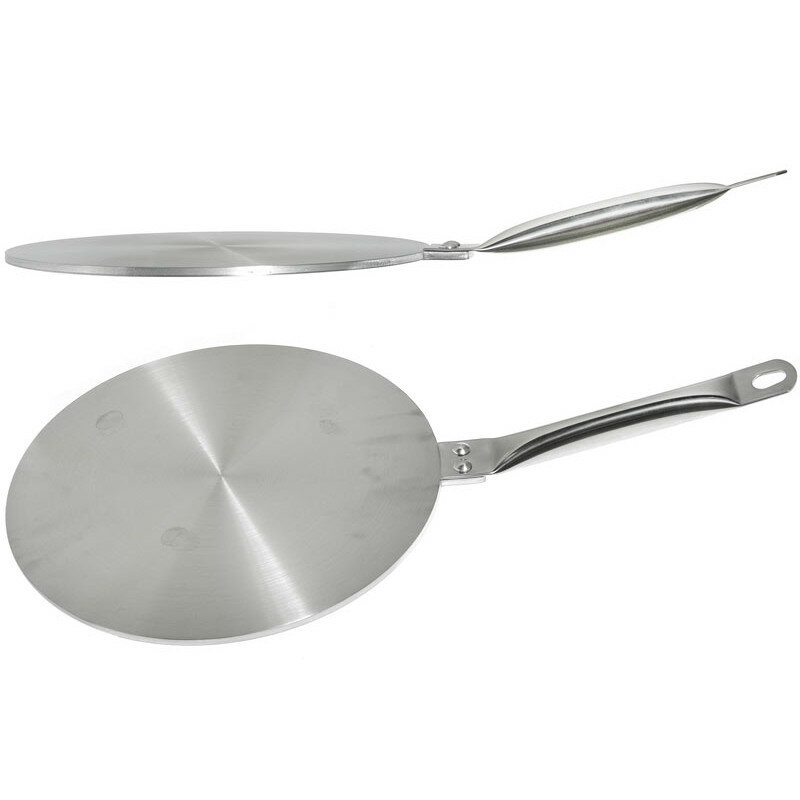 Адаптер для индукционной плиты, диаметр 23.5 см, нержавеющая сталь - позволяет использовать обычную немагнитную кухонную посуду на индукционных варочных панелях.