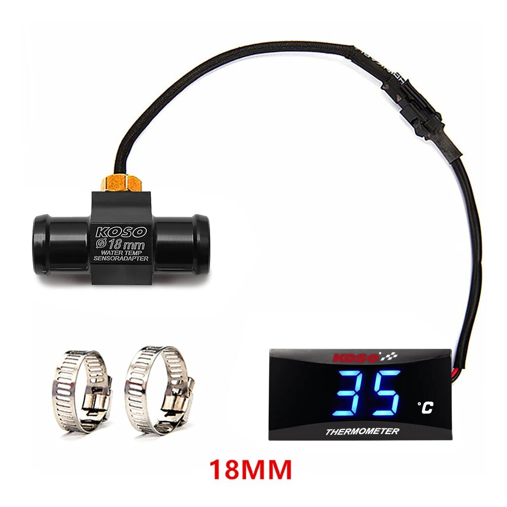 Индикатор температуры KOSO 18mm, Temp-B