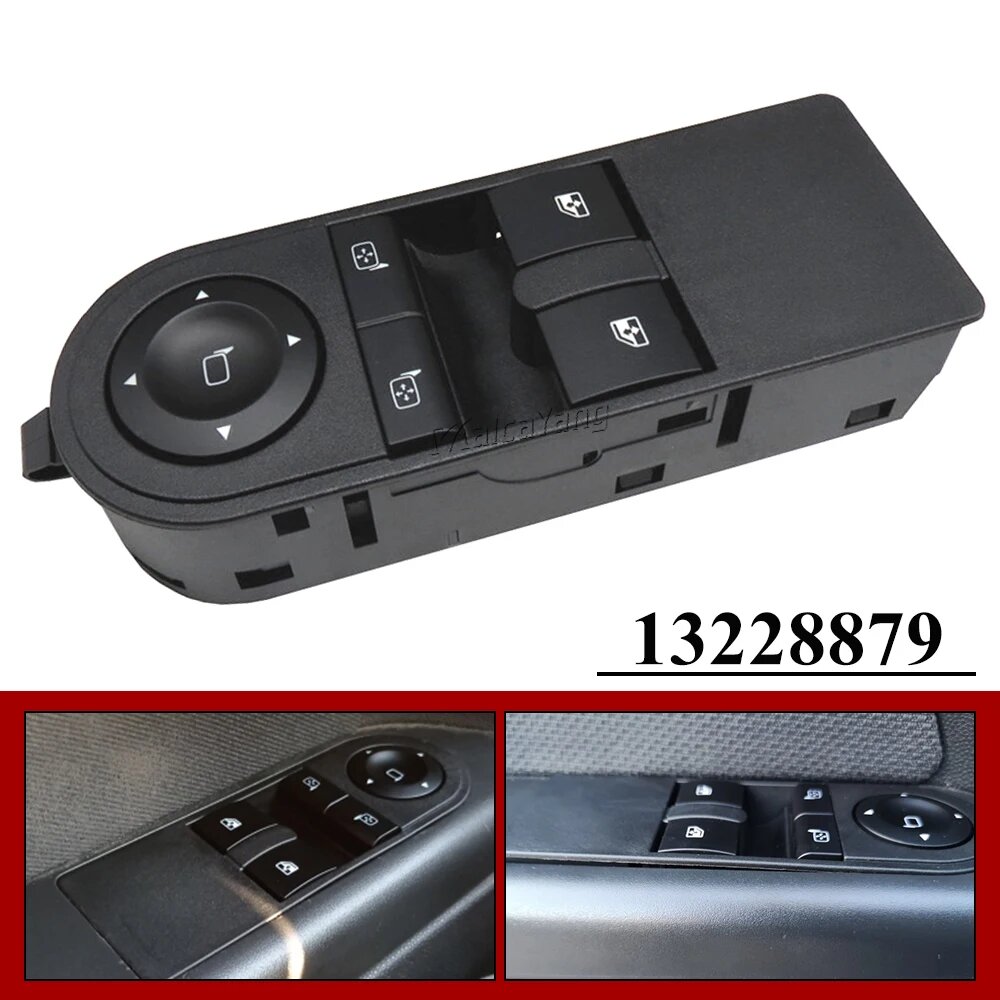 Кнопка включения подъемника для стеклоподъемника, для Опель Астра, H, 2004-2015 г, vauxroom Zafira MK 2005-2014, автомобильные аксессуары, 13228879