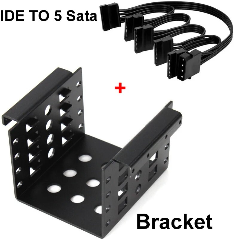 Держатели жестких дисков HTDTMTI 4 шт. 2.5-3.5 дюйма with ide to 5sata