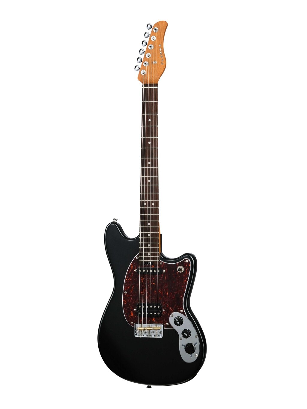 E1000-PB Experience 1000 Электрогитара со встроенным процессором эффектов, черная, Flamma